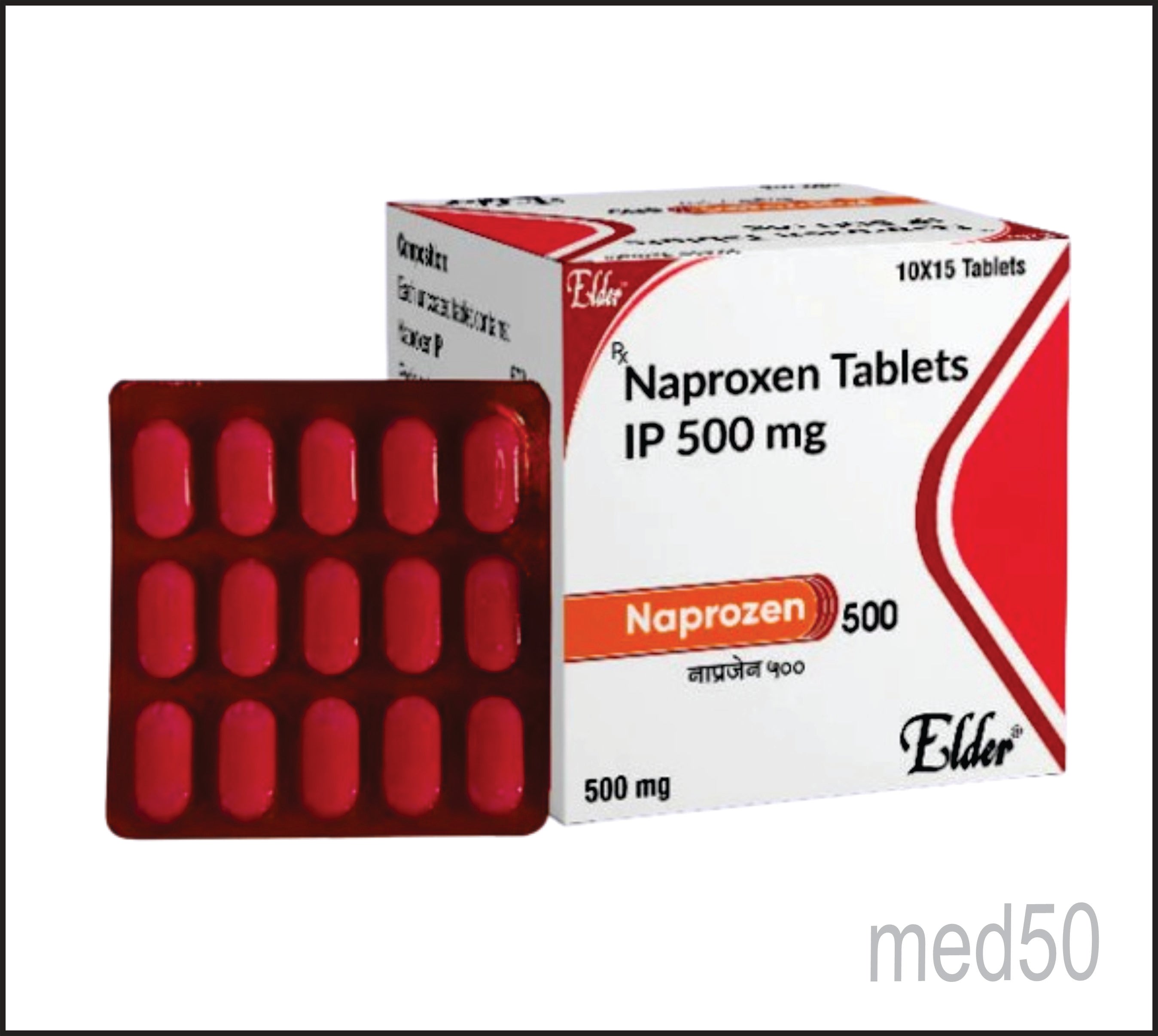 NAPROZEN 500 TAB (Naproxen 500 mg) – Med50